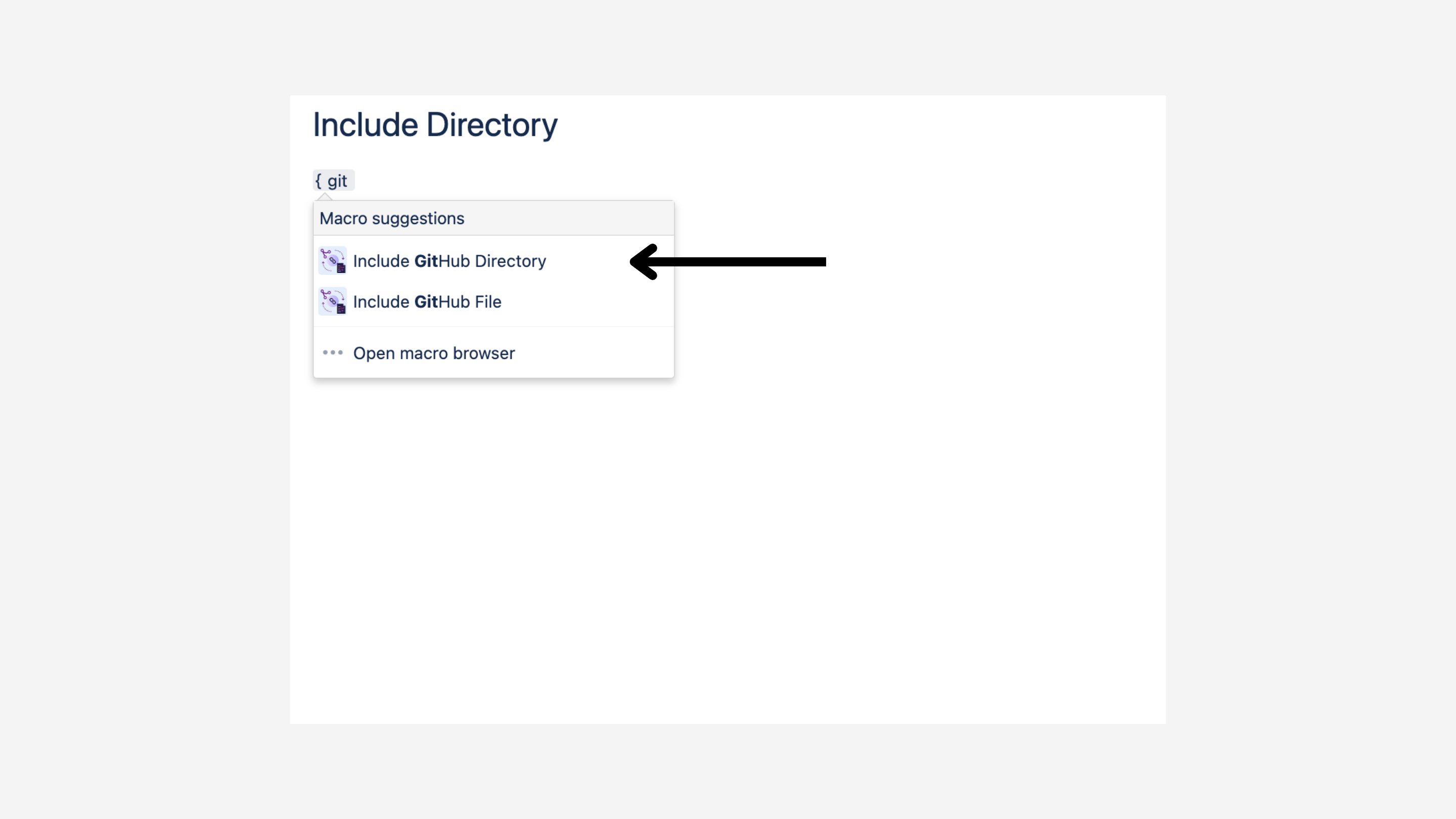 Include Directory 